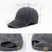 Lavender Flower Embroidered Baseball Cap, Washed Cotton Curve Brim ...