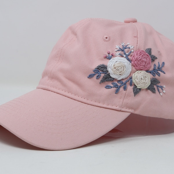 Pink Flower Hat - Etsy