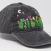 Cactus Theme Baseball Cap Hand Embroidered Handmade Wash - Etsy