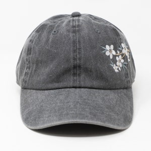Flower Embroidered Baseball Cap With Seasonal Holiday Theme Color ...