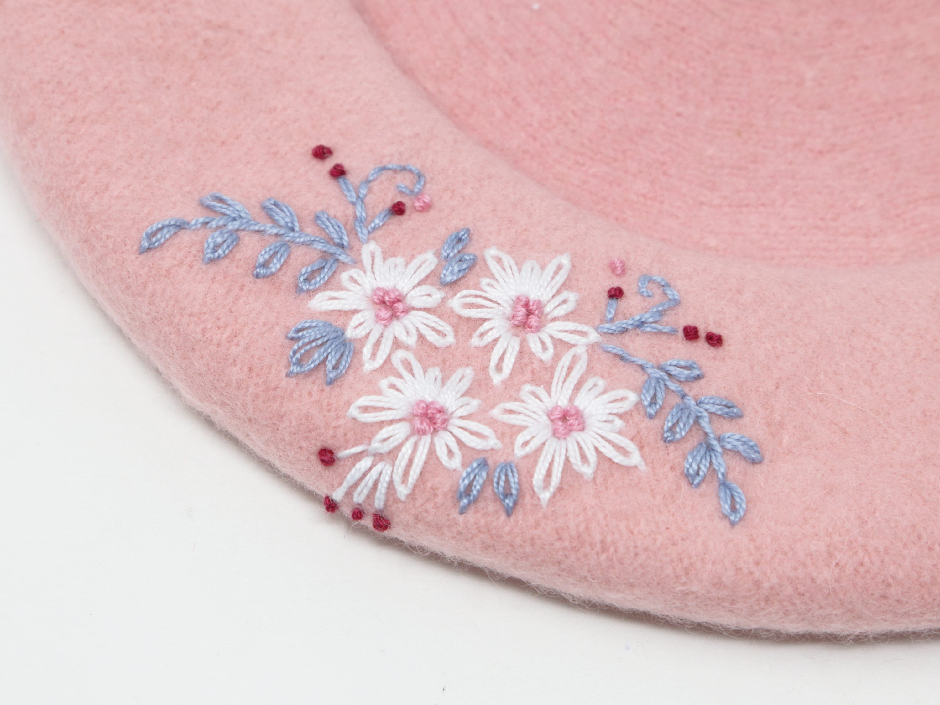 100% Wool Beret Hat Handmade Winter French Cap Hand | Etsy