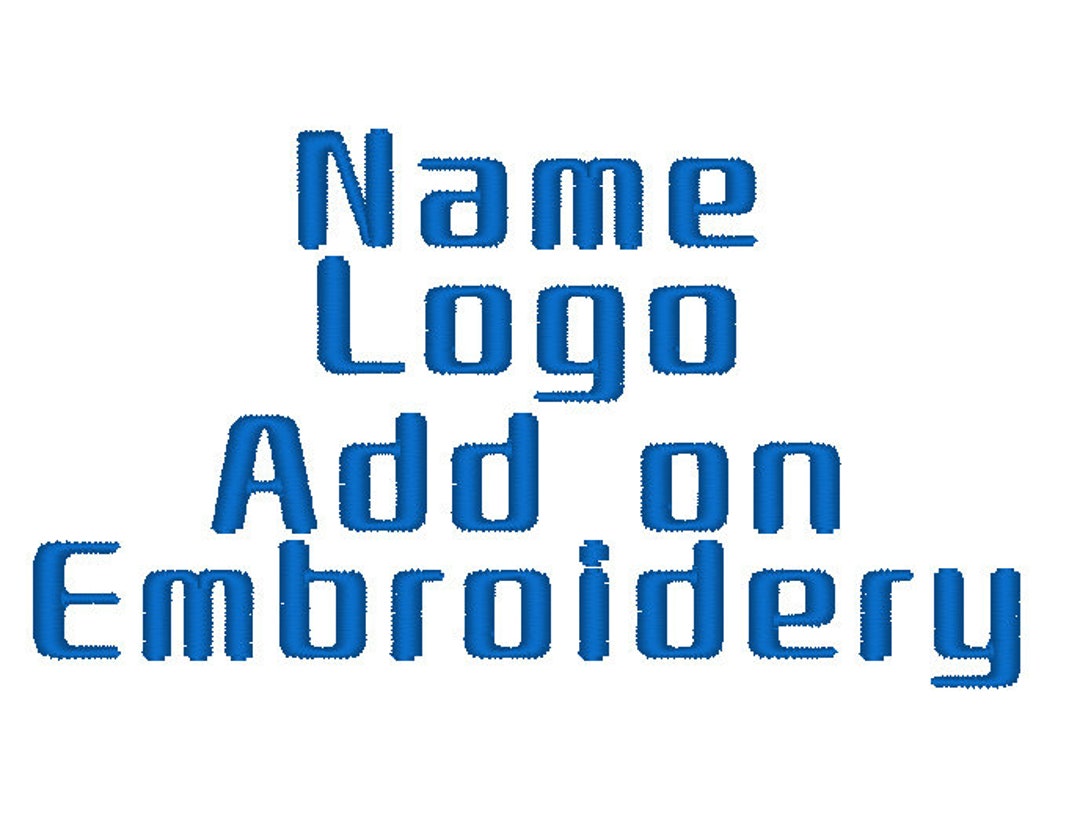 Logo / Name / Words Embroider Add on to Existing Hats, Machine ...