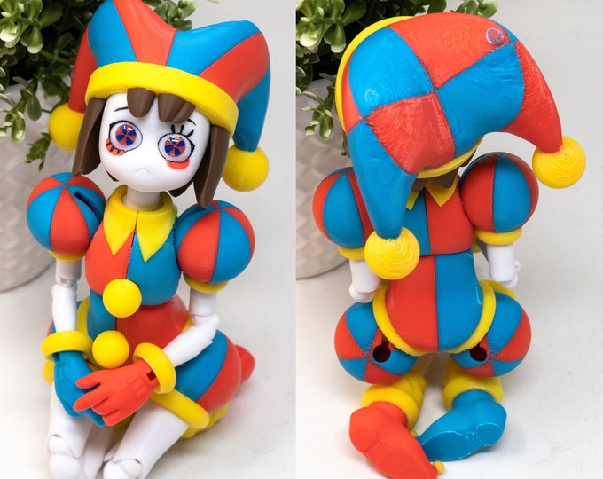 The Amazing Digital Circus Pomni Figure - Etsy
