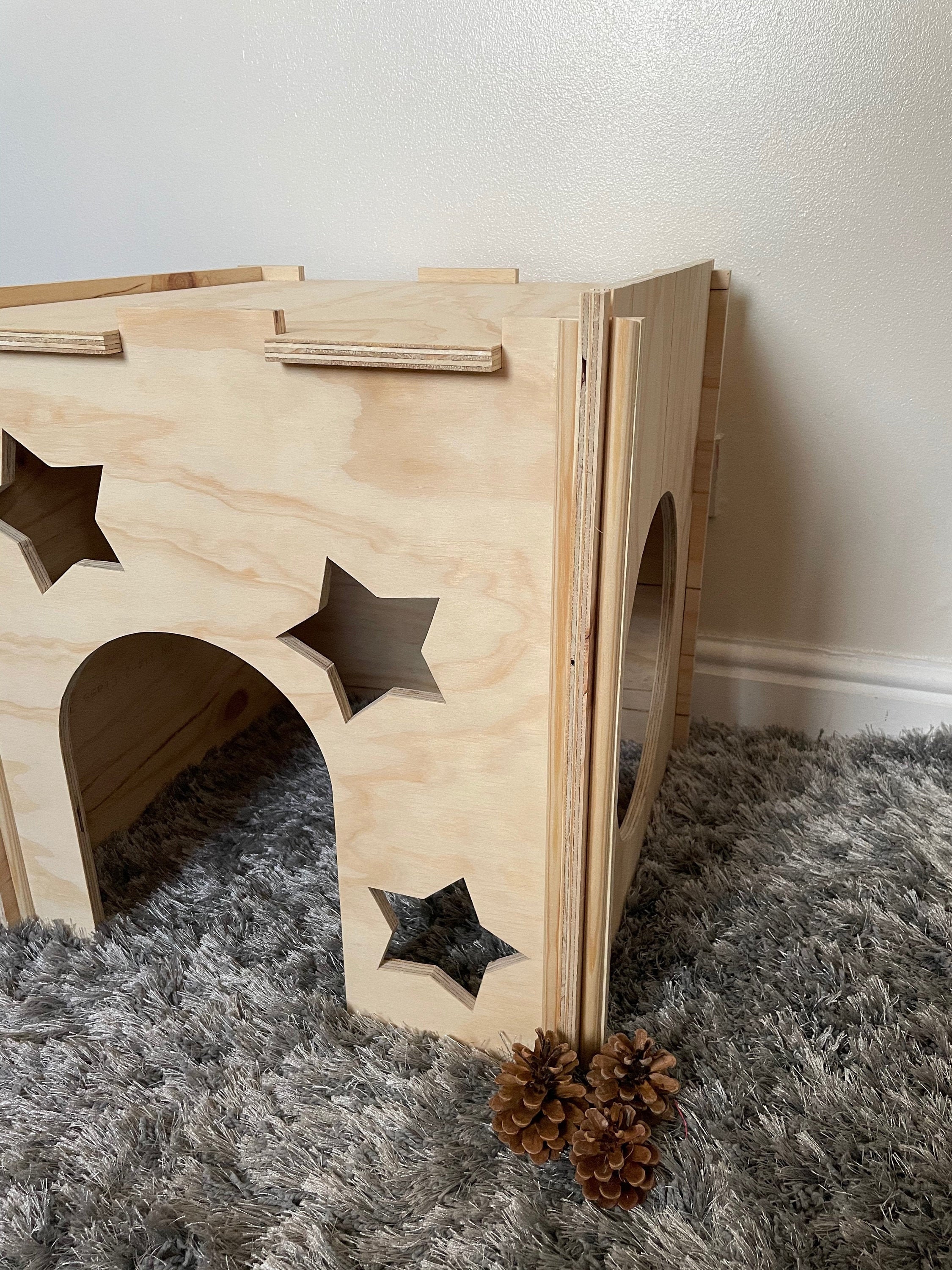 Bunny Hideaway Castle and Fort for Rabbits Guinea Pigs and - Etsy UK