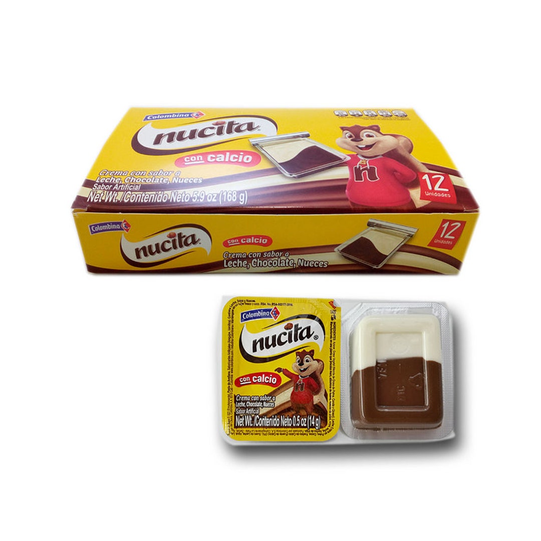 Colombian Nucita Milk Chocolate & Hazelnut Flavored Spread - Etsy