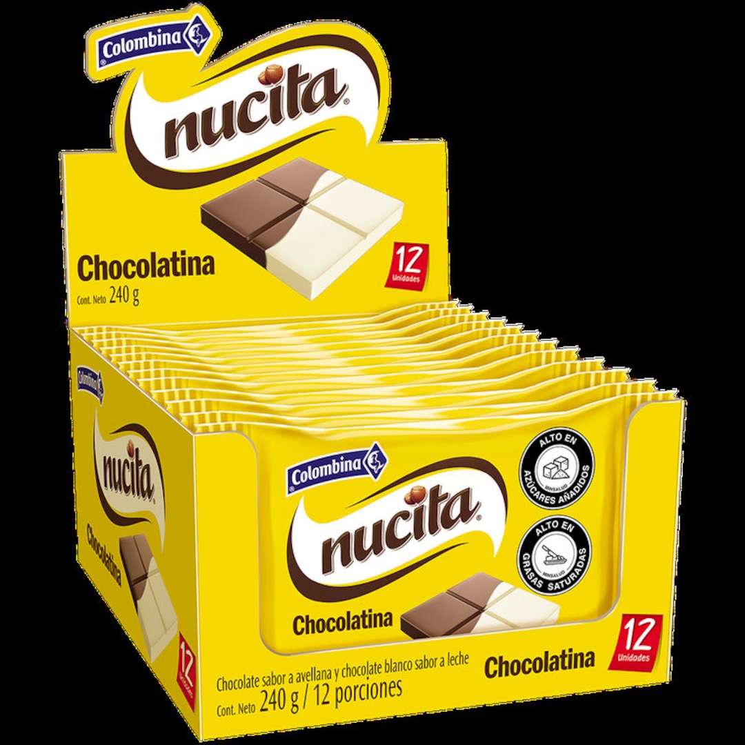 Colombian Nucita Milk Chocolate & Hazelnut Flavored 12 Pack - Etsy