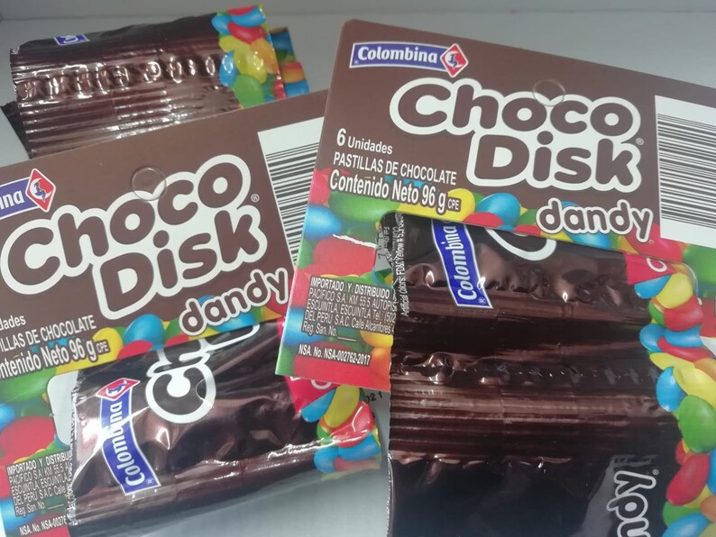 Colombian Chocolate Candies Chocodisk - Etsy