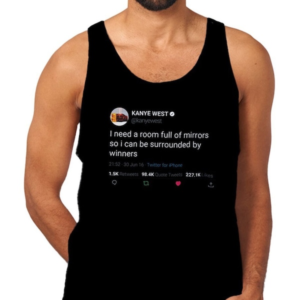 Kanye West Tank - Etsy