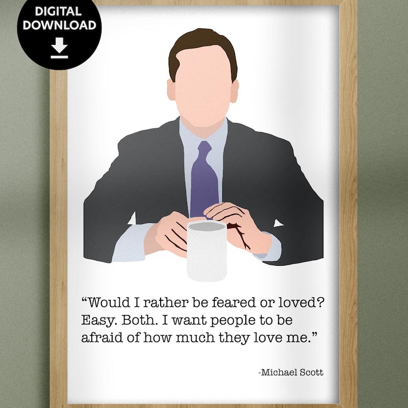 Michael Scott Poster - Etsy