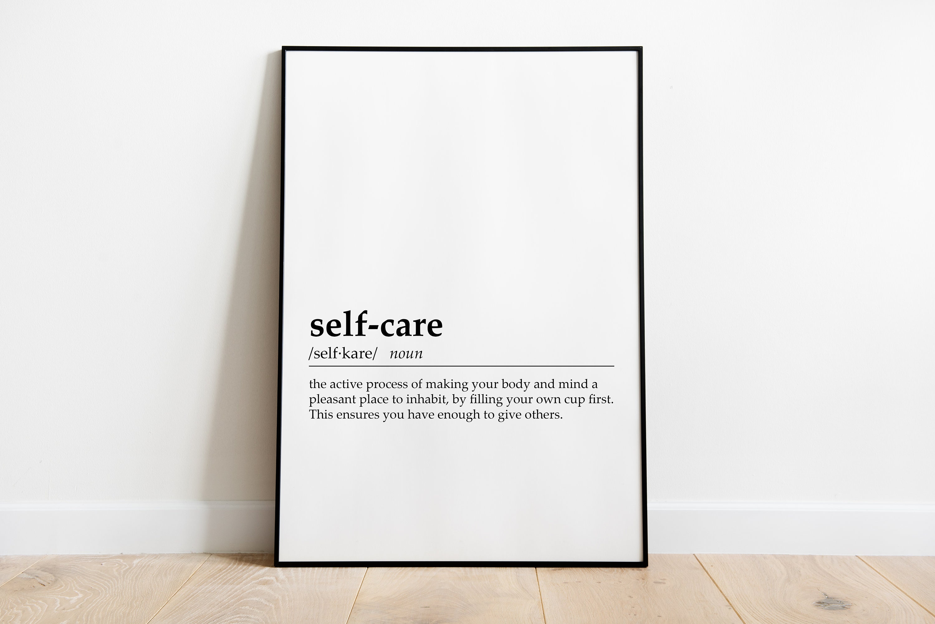 DIGITAL DOWNLOAD Inspirational Decor Self-care Poster - Etsy