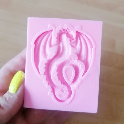 Dragon Silicone Mold 'flying Dragon' by FPC - Etsy
