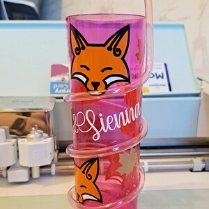 Personalized Crazy Straw Cup Tumbler Coloured Straw Wrapped - Etsy UK