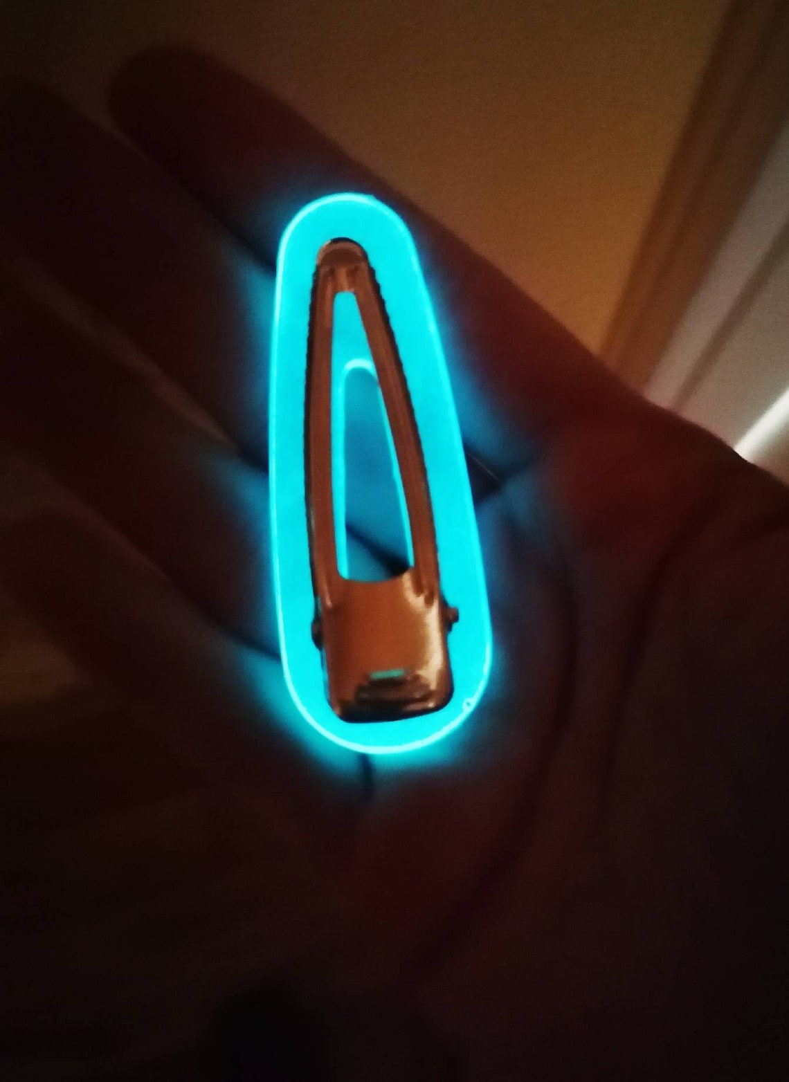 Glow in the Dark Hair Clip Barettes Set of 2 Hair Clips | Etsy UK