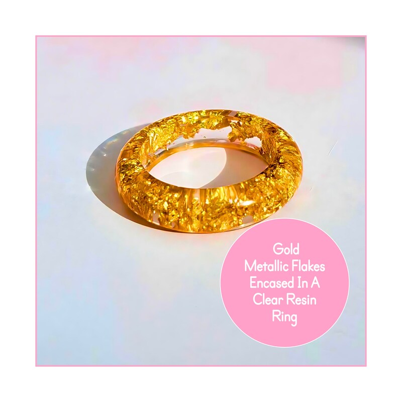 Clear Resin Ring - Etsy