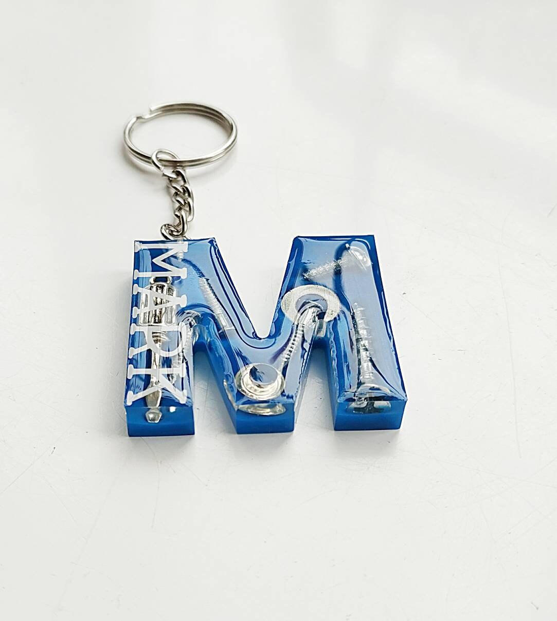 Personalised Initial Keyring With Screws Birthday Gift From a | Etsy UK