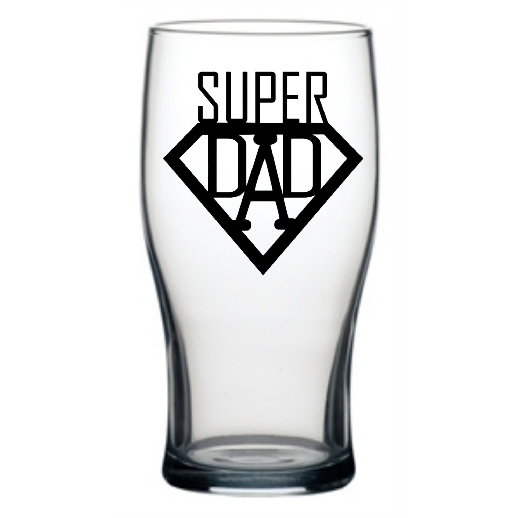 Super Dad Pint Glass Gift for Father Day Personalised Pint | Etsy UK