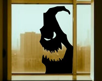 Giant Spooky Monster Silhouette Window Decal - Etsy