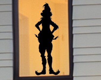 Grinch Window Silhouette - Etsy UK