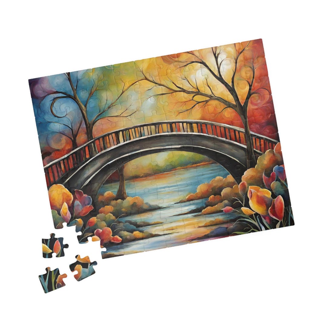 Bridge to Promoting Mental Well-being Piece Together Strength Puzzle - Etsy