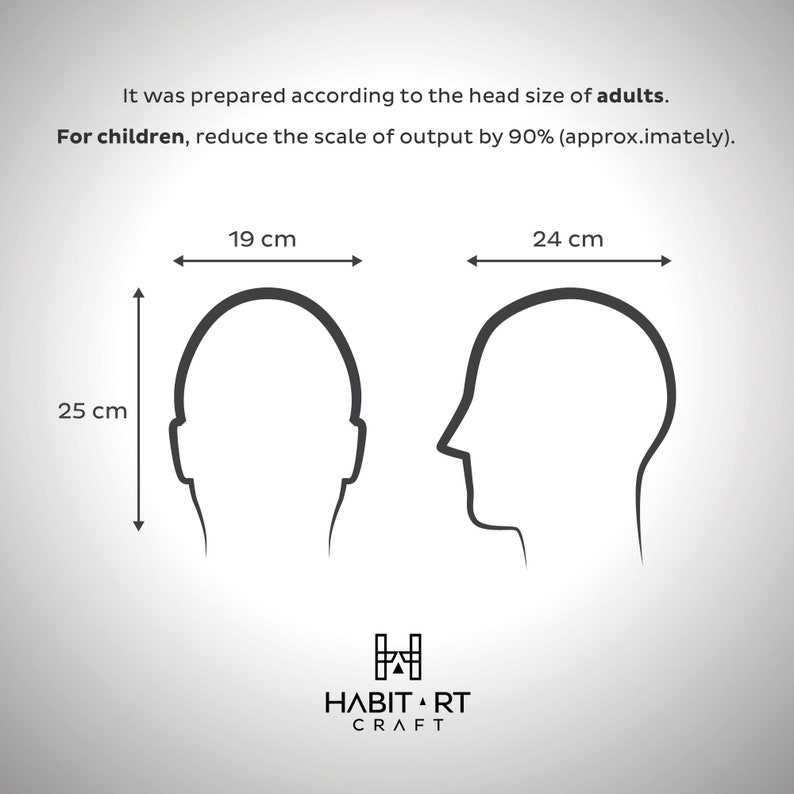 3d Deer Head Mask Pdf Pattern With Mask Holder Papercraft , 3d Stag ...