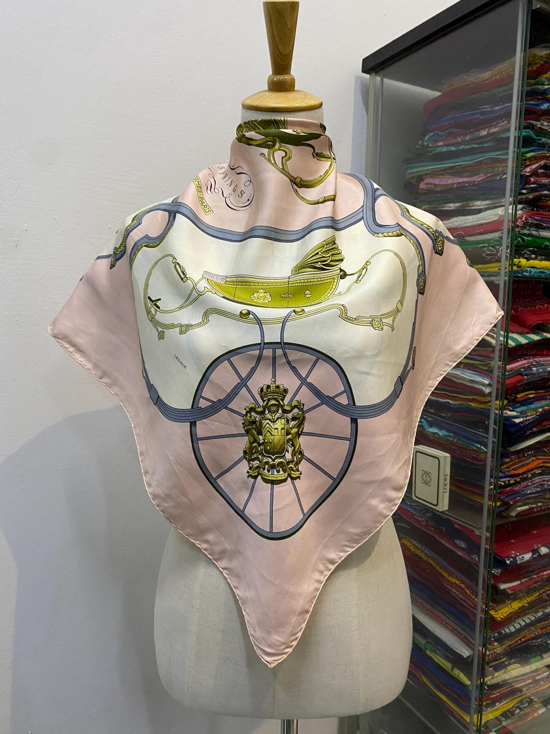 Vintage Hermes Springs Silk Scarf by Philippe Ledoux Hermes 34x34 ...