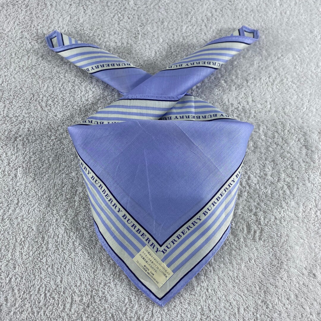 NWT Vintage Burberry Handkerchief, Burberry Bandana, Vintage Burberry ...