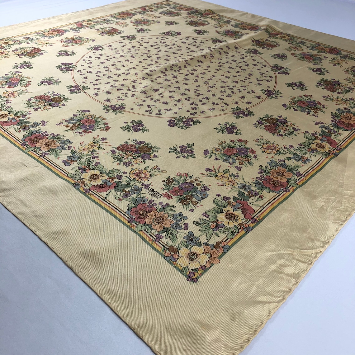 Vintage Liberty Silk Scarf Liberty London Silk Muffler Liberty - Etsy