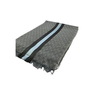 Gucci Scarf Muffler, Vintage Gucci Wool Scarf, Gucci Winter Neck ...