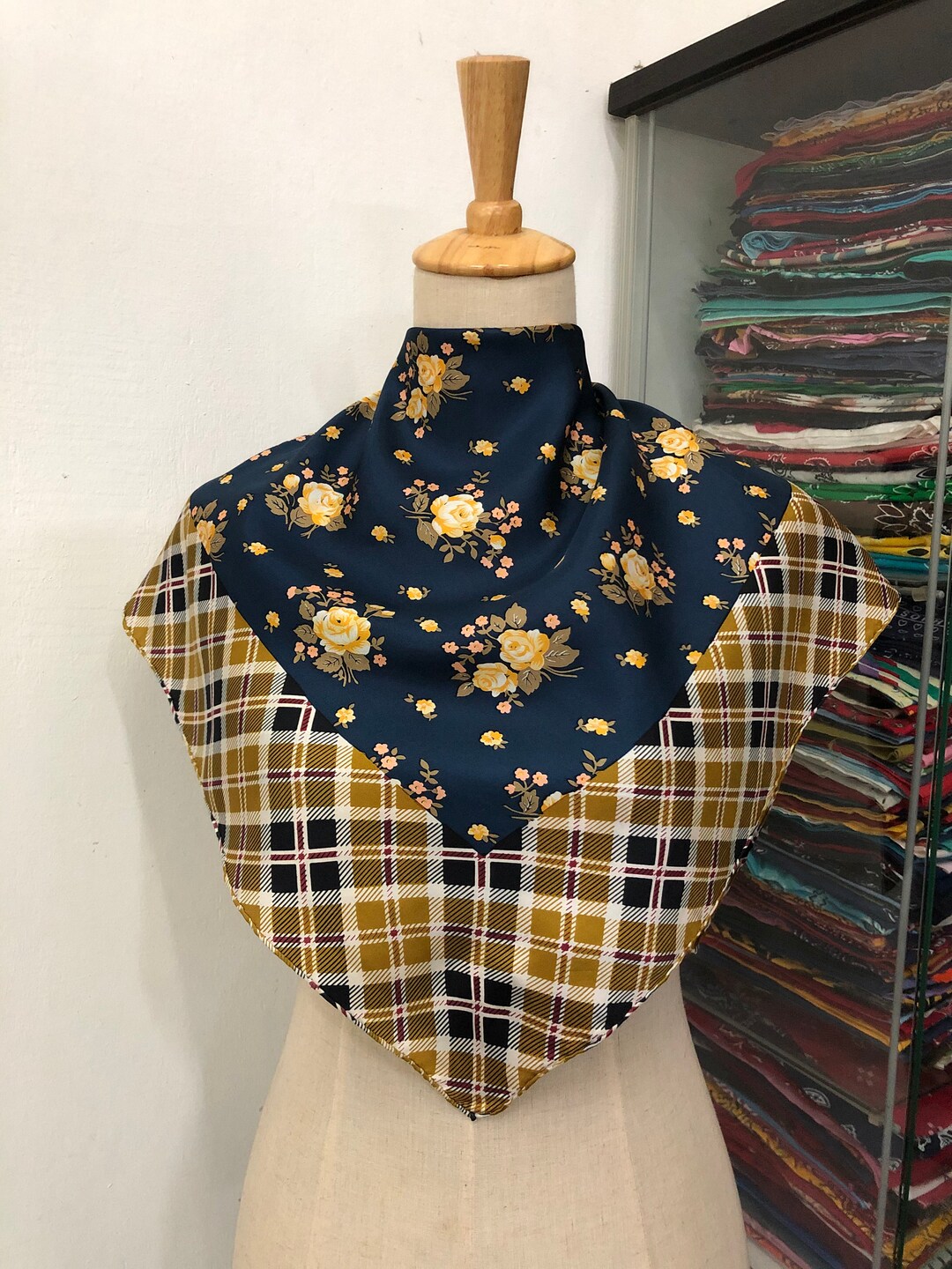 Vintage Kenzo Silk Scarf Kenzo Silk Stole Floral Silk Scarf Vintage ...