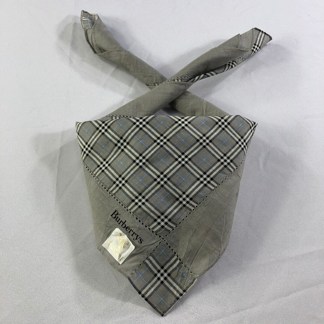 NWT Vintage Burberry Handkerchief, Burberry Bandana, Vintage Burberry ...