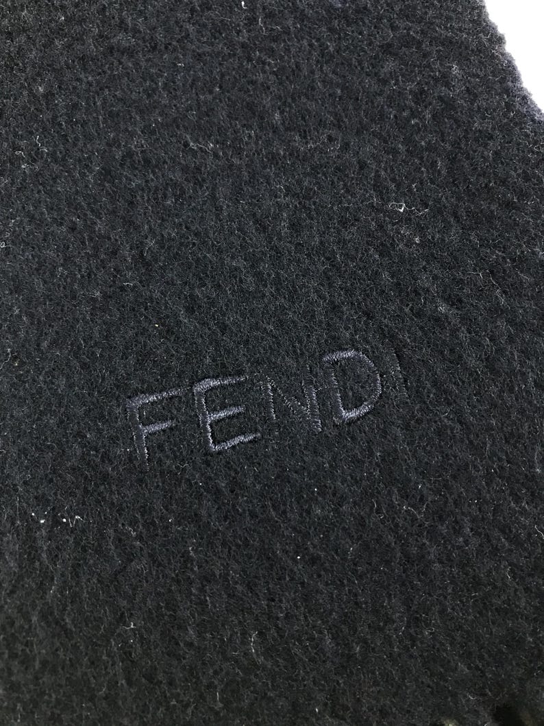 Vintage Fendi Scarf Roma Italia Fendi Wool Scarf Vintage Fendi Wool ...