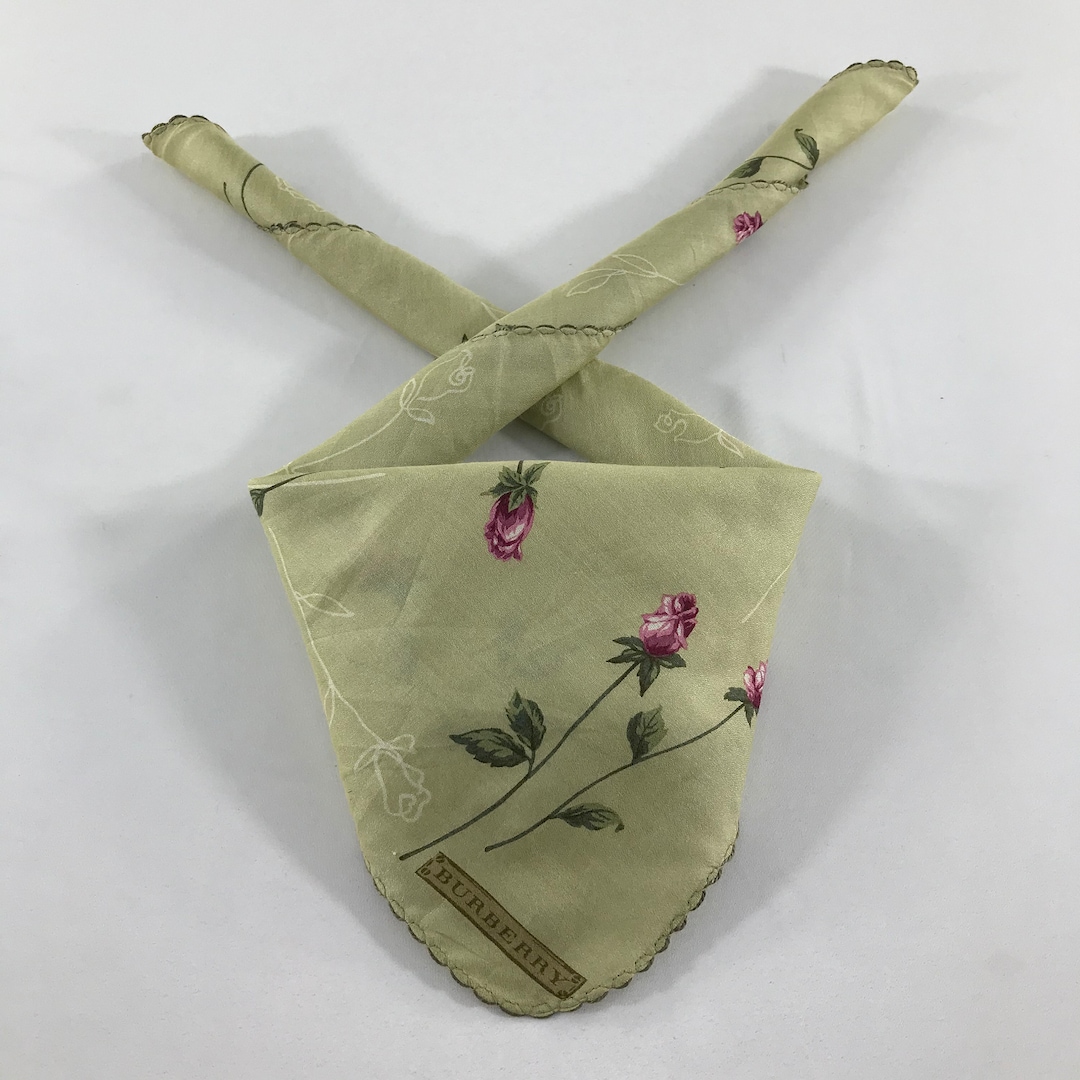 Vintage Burberry Handkerchief, Burberry Bandana, Vintage Burberry ...