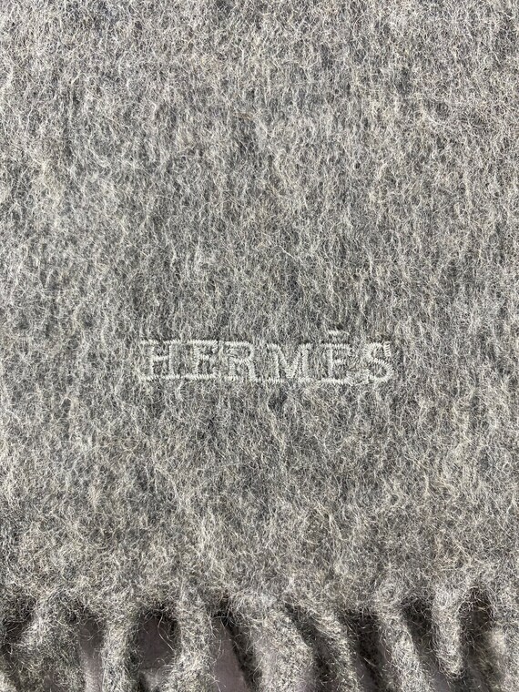 Vintage Hermes Cashmere Scarf Winter Muffler Hermes N… - Gem