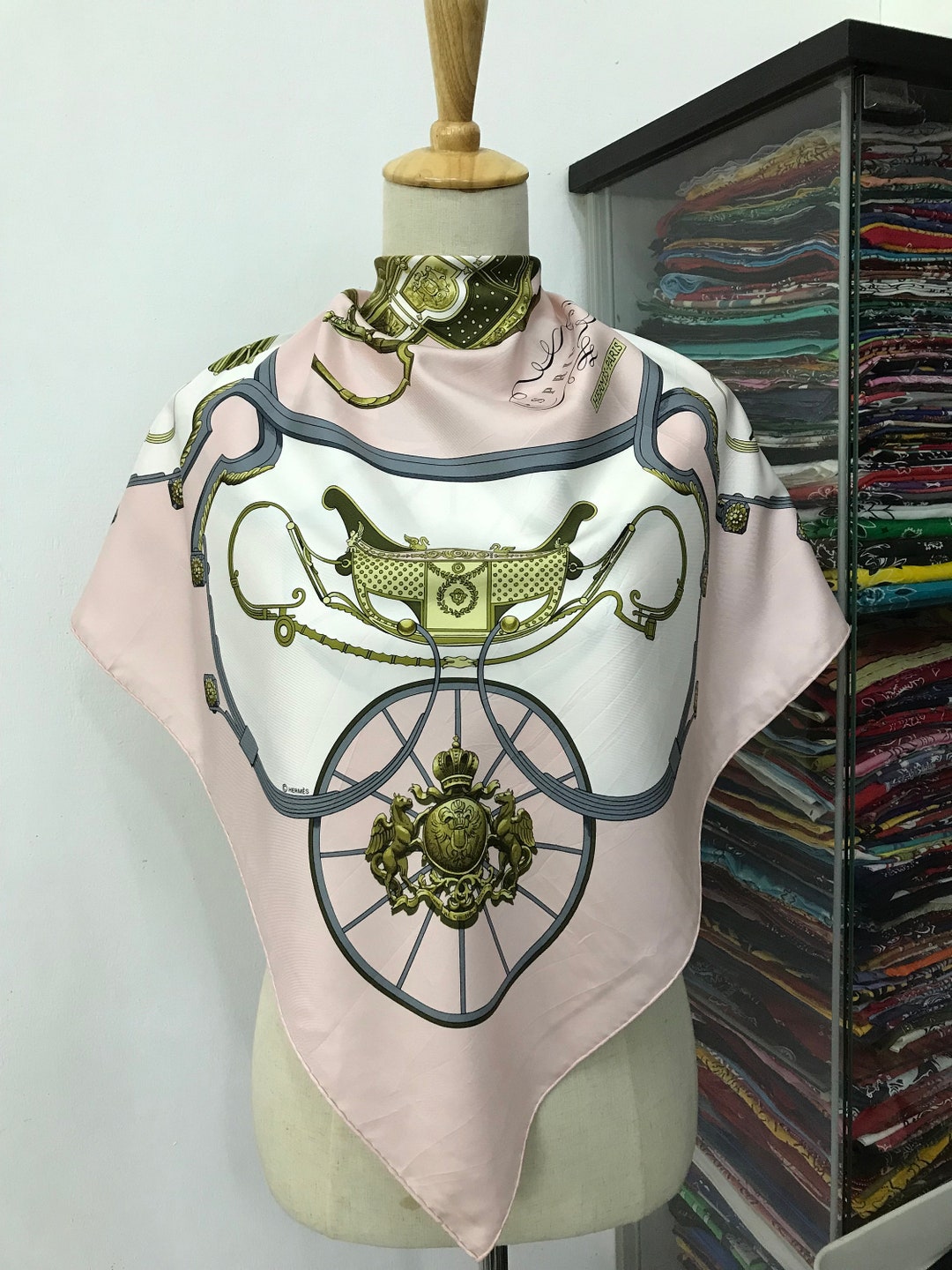 Vintage Hermes Springs Silk Scarf by Philippe Ledoux Hermes 34x34 ...