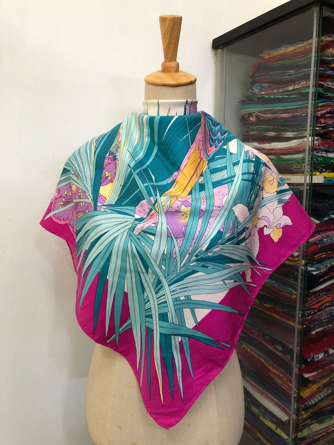 Vintage Gucci Silk Scarf Gucci Silk Muffler Gucci Neck Scarf Gucci ...