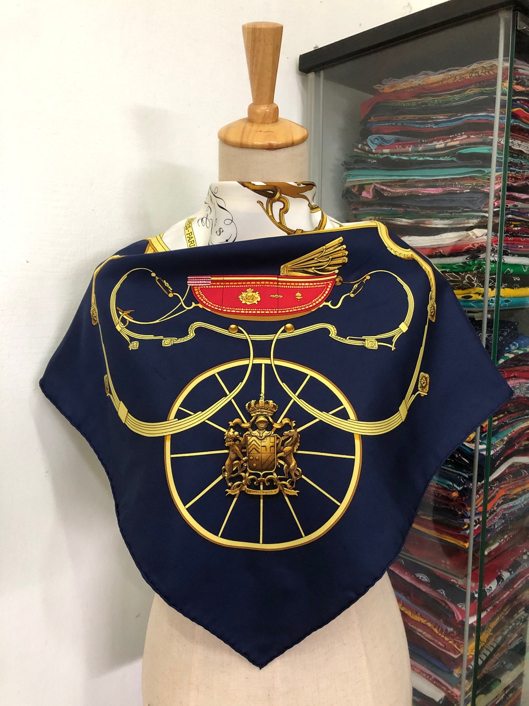 Vintage Hermes Springs Silk Scarf by Philippe Ledoux Hermes 34x34 ...