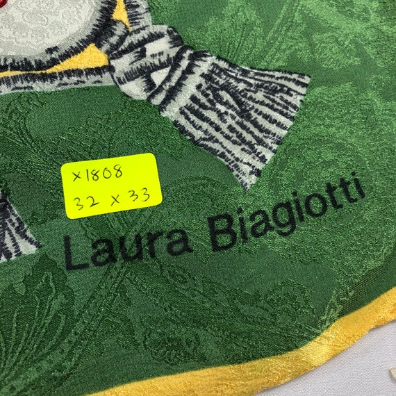 Vintage Laura Biagotti Silk Scarf, Vintage Silk Neck … - Gem
