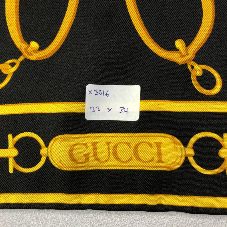 Vintage Gucci Silk Scarf Gucci Silk Muffler Gucci Neck Scarf - Etsy