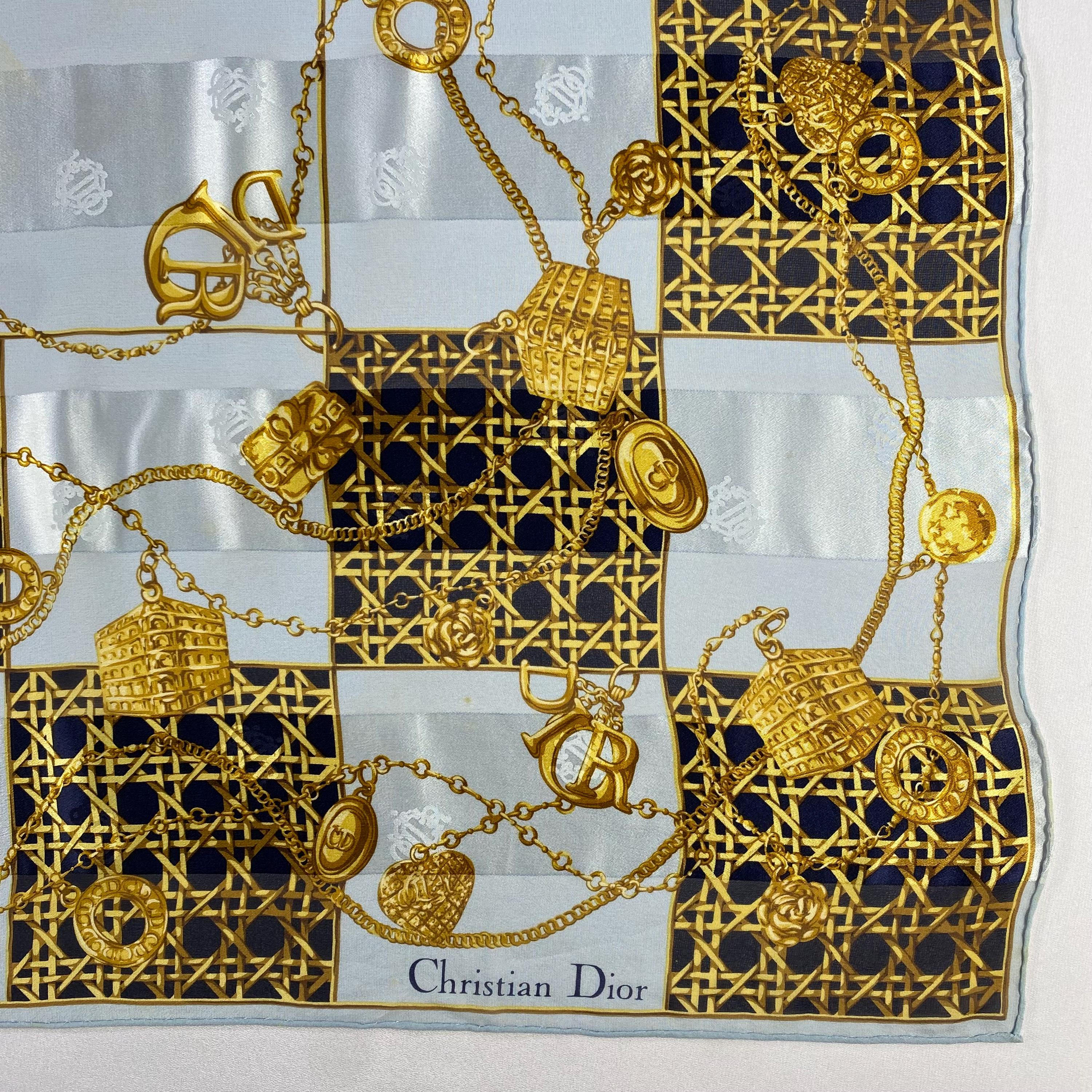 Vintage Christian Dior Silk Scarf Christian Dior Shawl Dior Silk ...