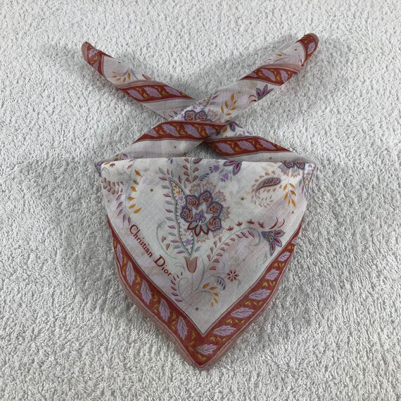 Vintage Dior Handkerchief Dior Bandana Vintage Dior Pocket | Etsy