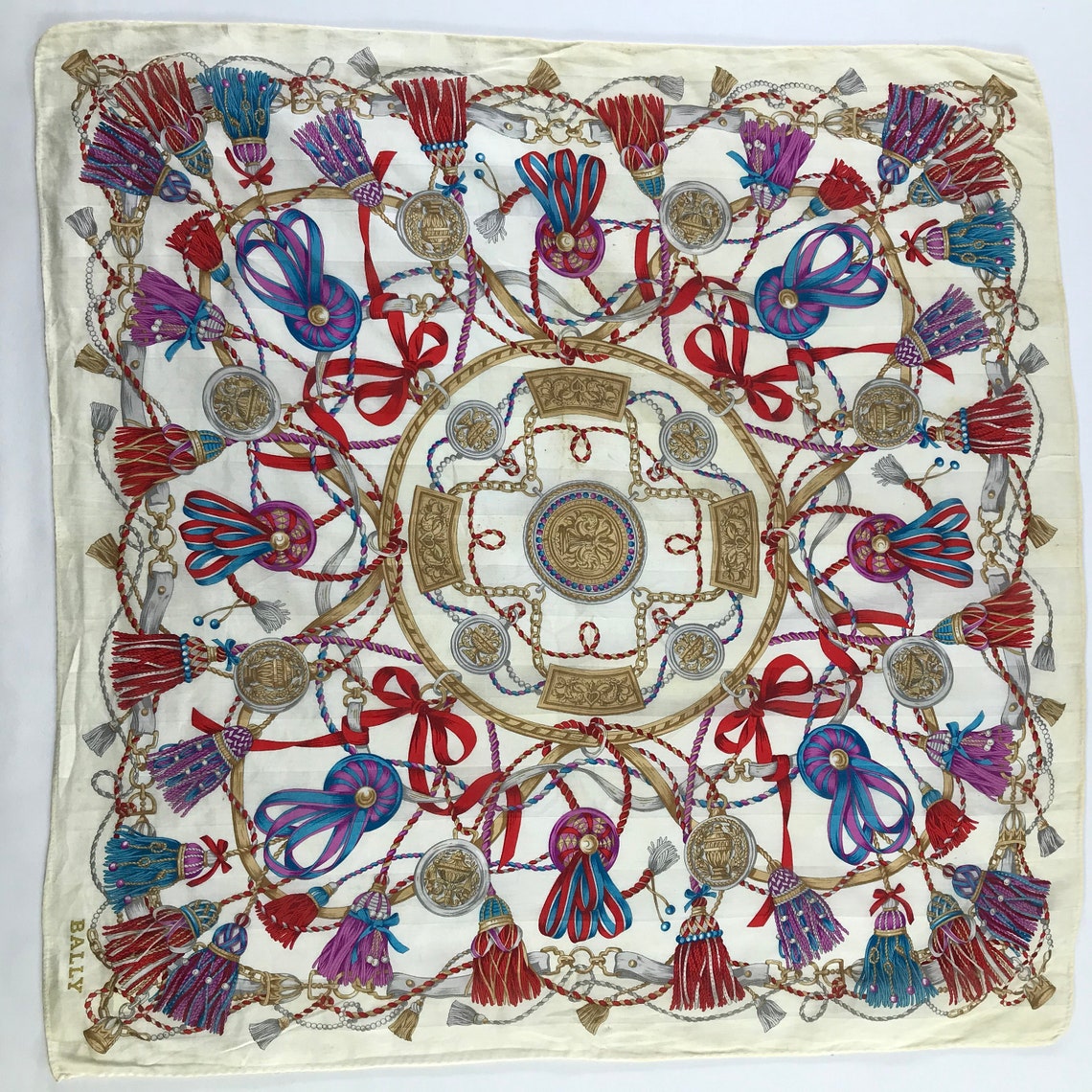 Bally Handkerchief Bandana Babushka Wrap Authentic Accessories - Etsy