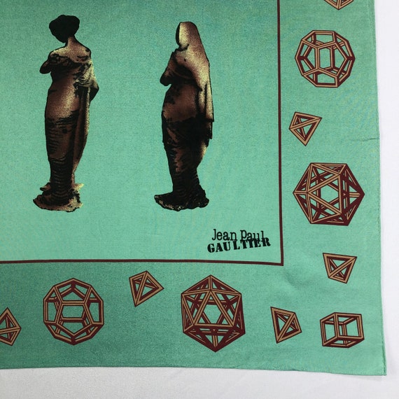 Vintage Jean Paul Gaultier Silk Scarf, Gaultier Homme… - Gem