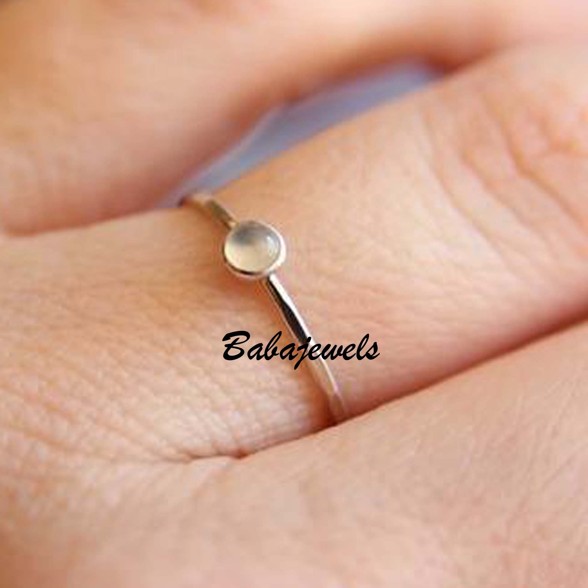 Moonstone Ring 925 Sterling Silver Ring Band Ring Handmade - Etsy UK