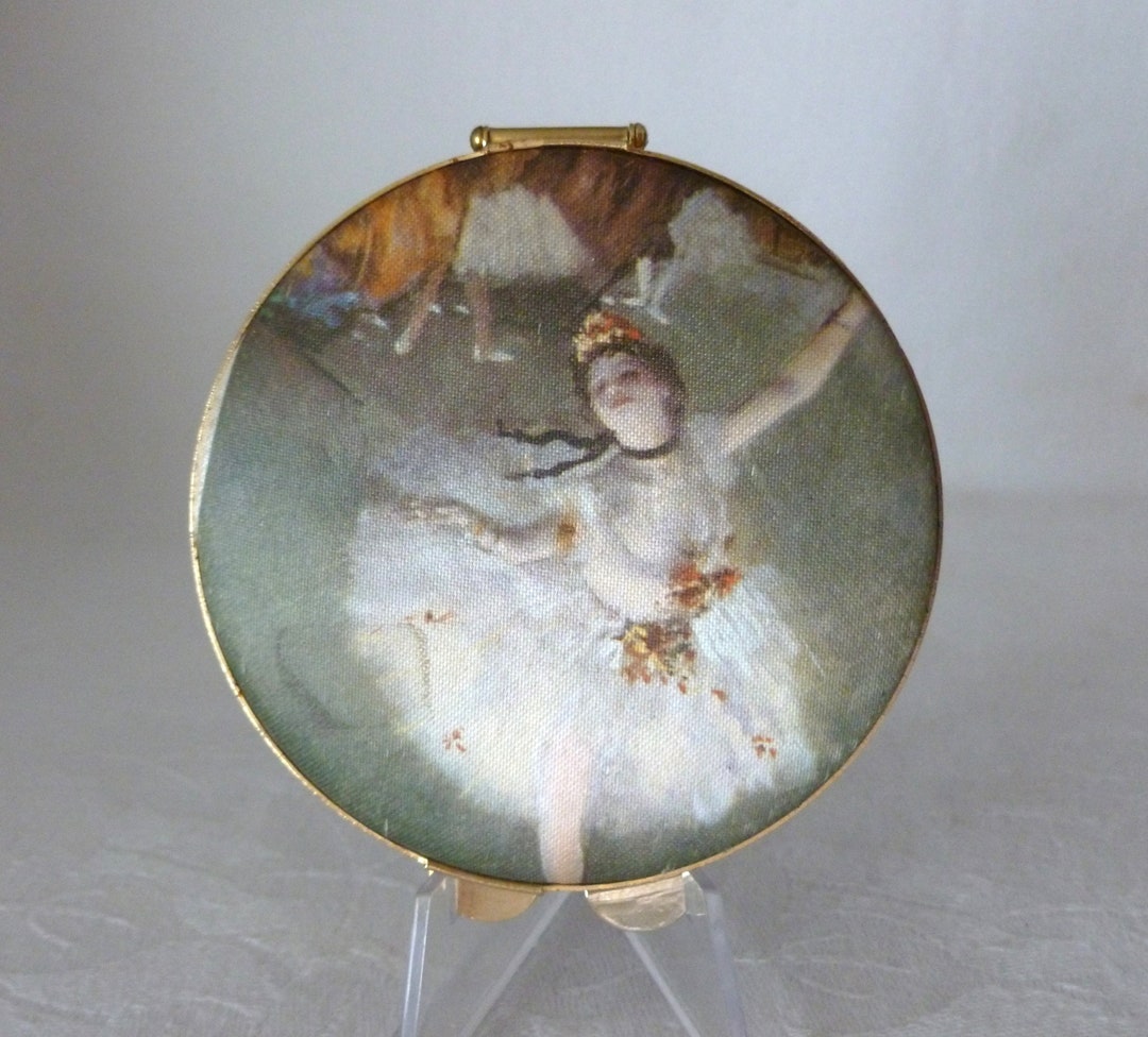 Vintage Italian Powder Compact With Ballerina, Signed Lloyd Triestino ...