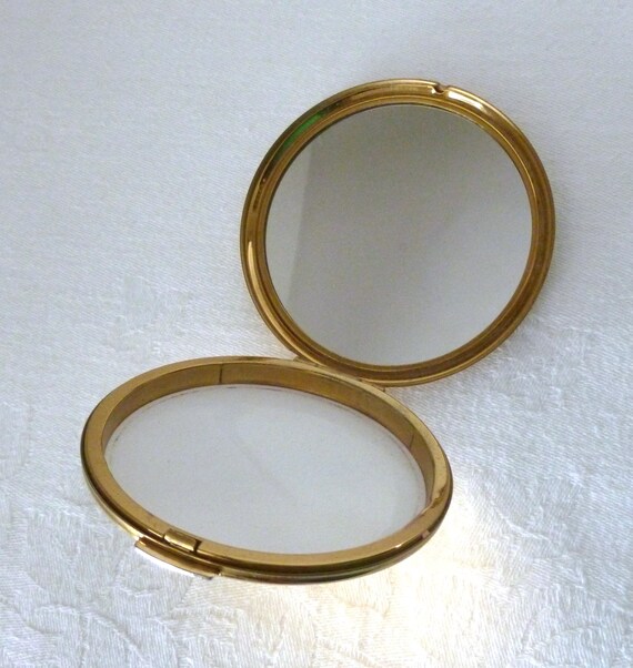 Vintage Stratton Mini Convertible Powder Compact with… - Gem