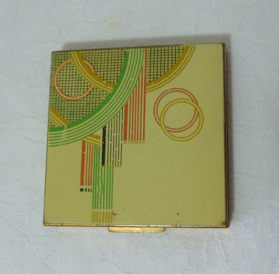 Vintage Zenette Compact With Unusual Design Possibly Related - Etsy