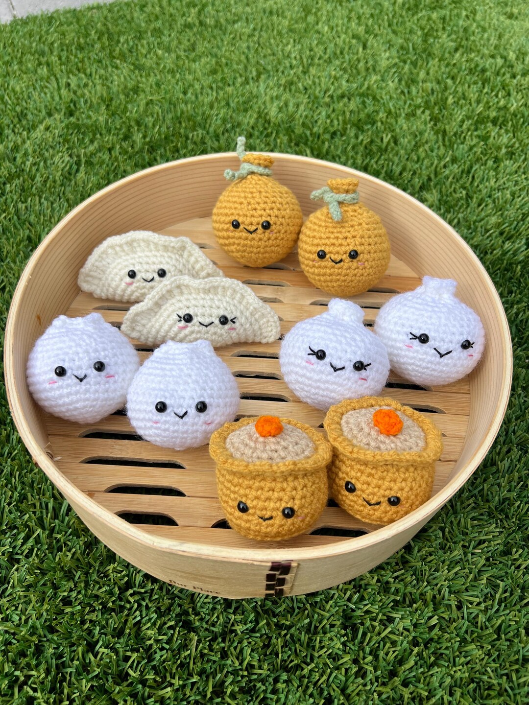 Crocheted Dim Sum Set - Etsy