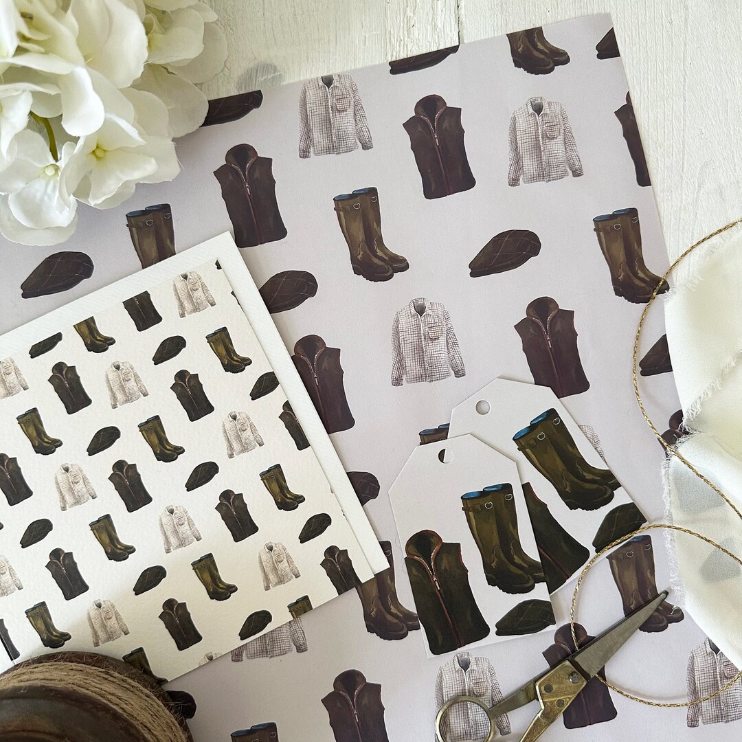The Countryside Uniform Card and Gift Wrap Bundle - Etsy
