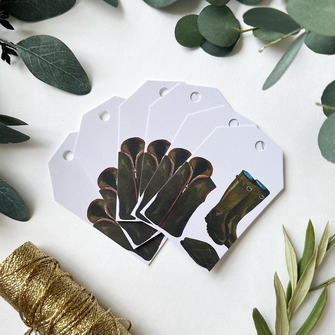 The Countryside Uniform Gift Tags Pack of 6 - Etsy
