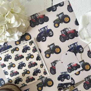 Tractor Wrapping Paper - Etsy